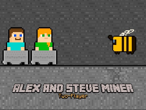 Alex and Steve Miner Two Player - Play Free Game Online at MixFreeGames.com