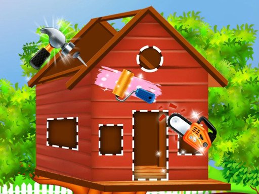 Baby Taylor Build A Treehouse - Play Free Game Online at MixFreeGames.com