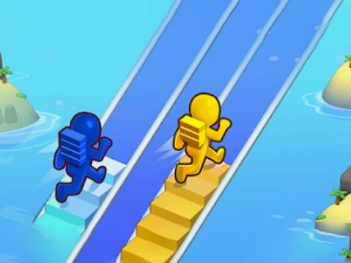Bridge Ladder Race Stair game - Play Free Game Online at MixFreeGames.com