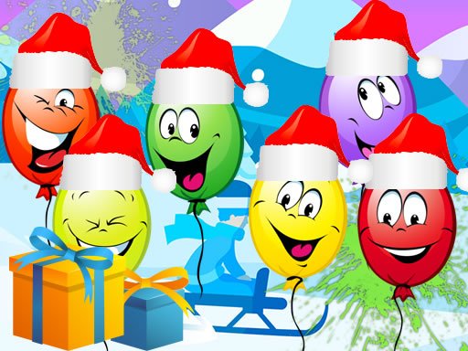 Christmas Balloons Bursting - Play Free Game Online at MixFreeGames.com