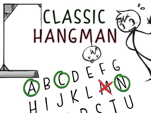 Classic Hangman - Play Free Game Online at MixFreeGames.com