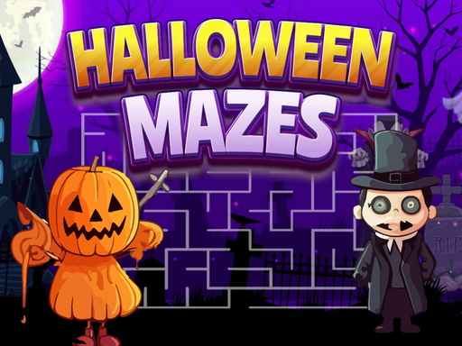 Halloween Mazes - Play Free Game Online at MixFreeGames.com