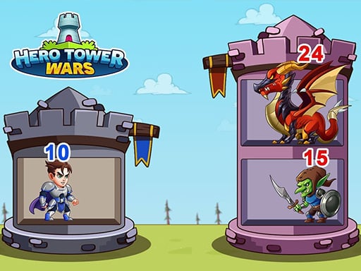 Hero Tower Wars - Merge Puzzle - Play Free Game Online at MixFreeGames.com