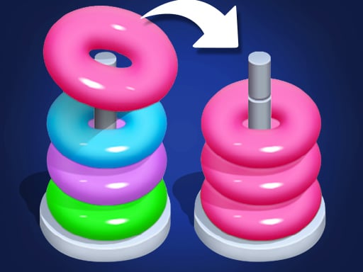 Hoop Stack - Color Sort Puzzle - Play Free Game Online at MixFreeGames.com
