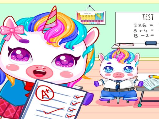 Mini Town: My Unicorn School Kids Games 2021 - Play Free Game Online at ...