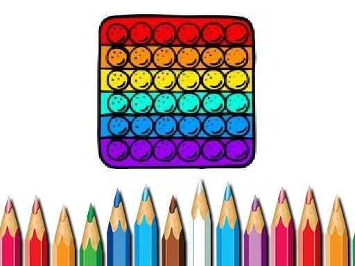 Pop It Coloring Book - Play Free Game Online at MixFreeGames.com