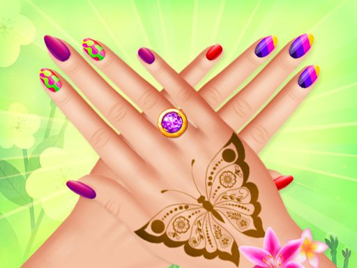 Spring Nail-Art - Play Free Game Online at MixFreeGames.com