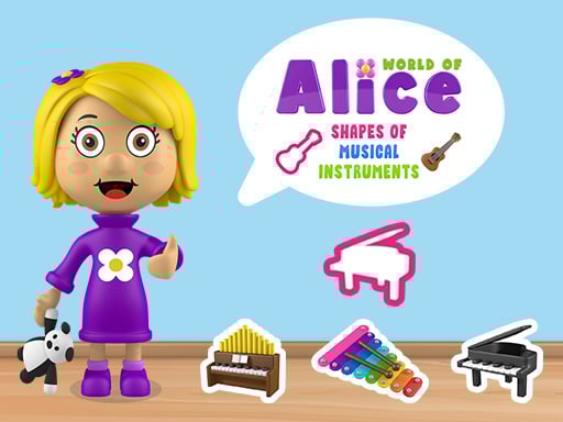 World of Alice Shapes of Musical Instruments - Play Free Game Online at ...